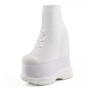 Hidden Wedge Shoes Women Elevator Shoes Increase Height