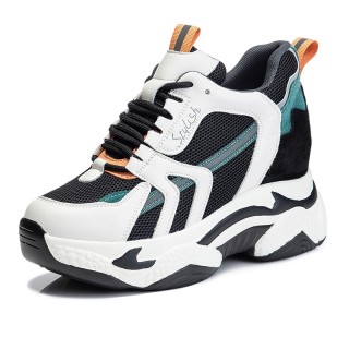 Hidden Wedge Shoes Women Elevator Shoes Increase Height